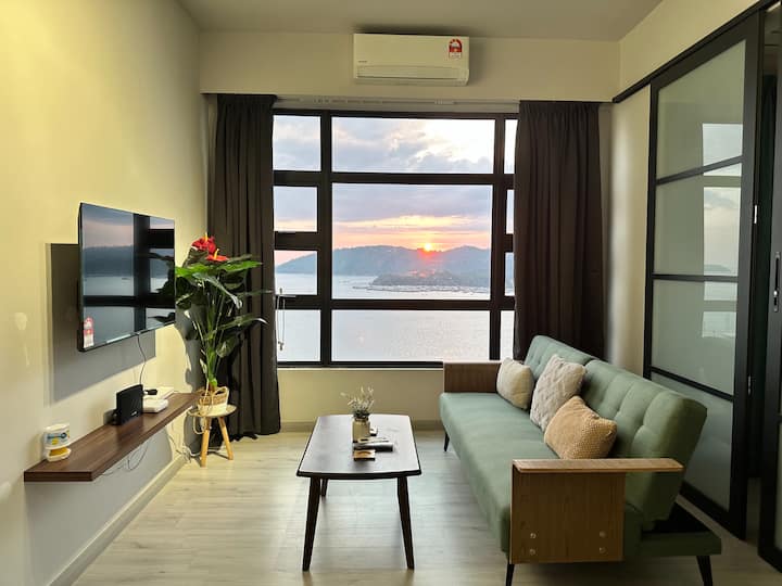 Jq T2 High Floor| Sunset Sea View|pier|gaya Stree - Kota Kinabalu
