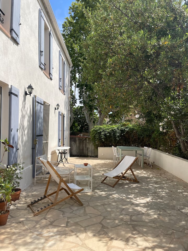 Maison Au Calme, Jardin Luxuriant Marseille Centre - Marsiglia