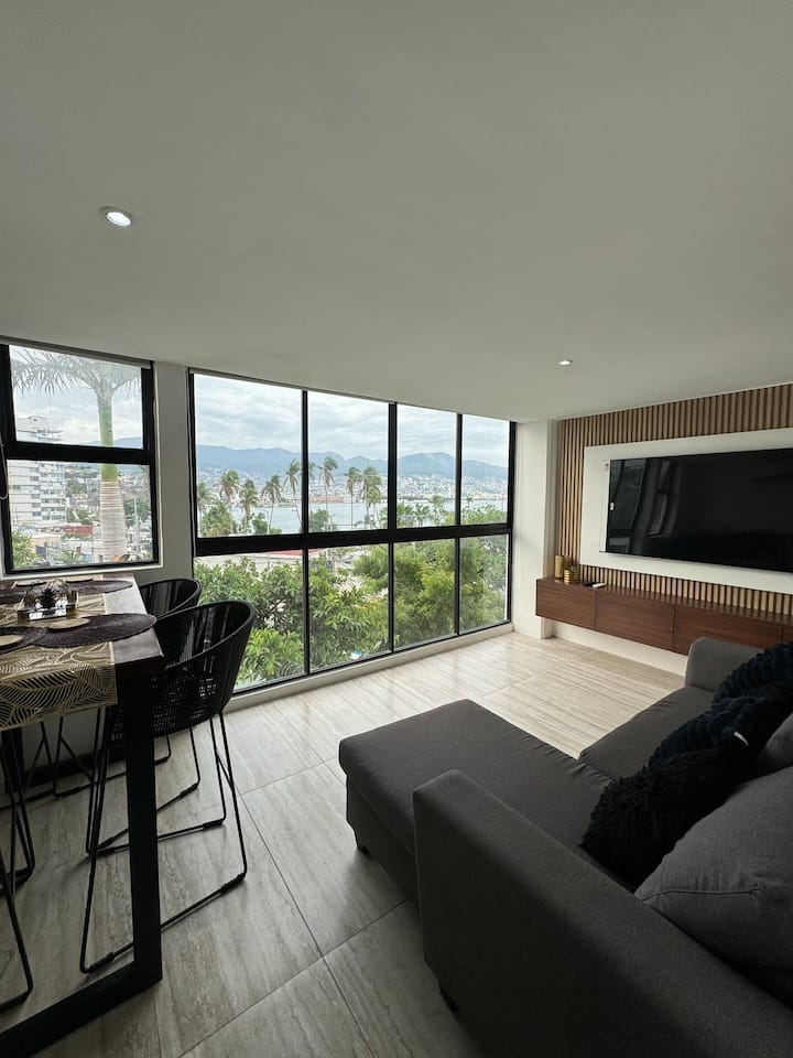 Residencial Astorias, Departamento Vista Al Mar. - Acapulco