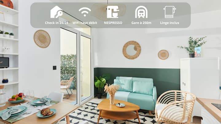 Studio Lumineux - 2 Min De Lille - Lille