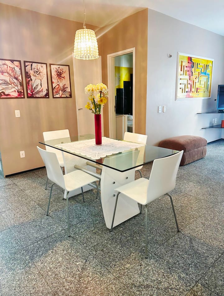 Ap 300m Da Beira Mar, Serviço Diário E Wi-fi 650mb - Fortaleza