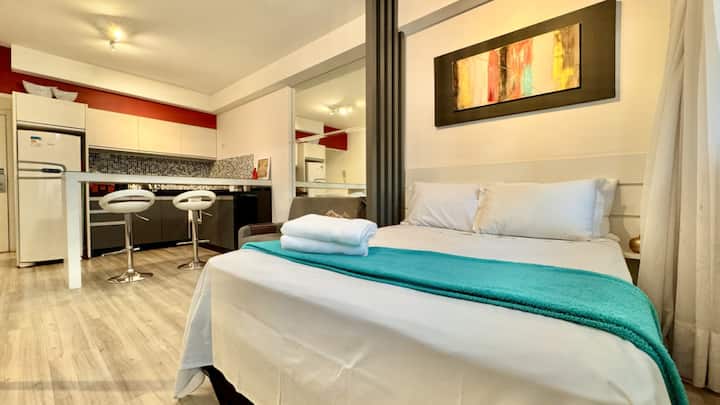 Studio 5º Batel, Garage Included · Swimming Pool · Gym -