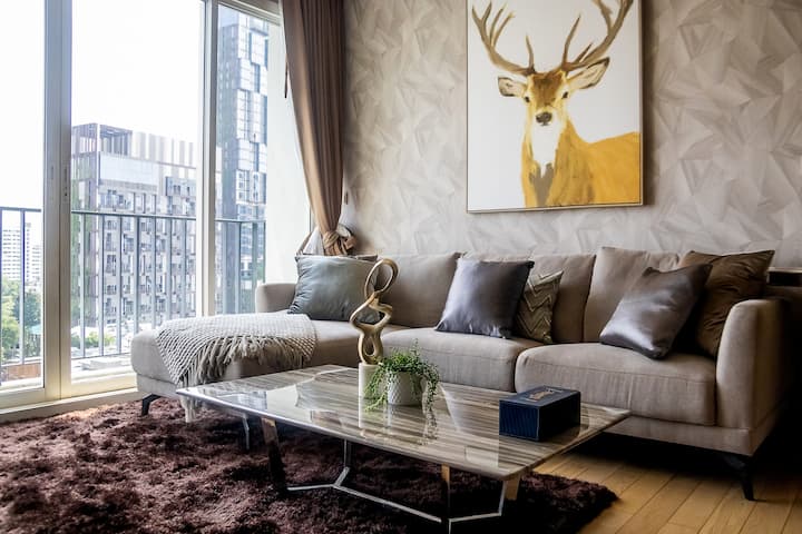 Lux 3br Condo 5 Min Bts Thong Lo - Bangkok