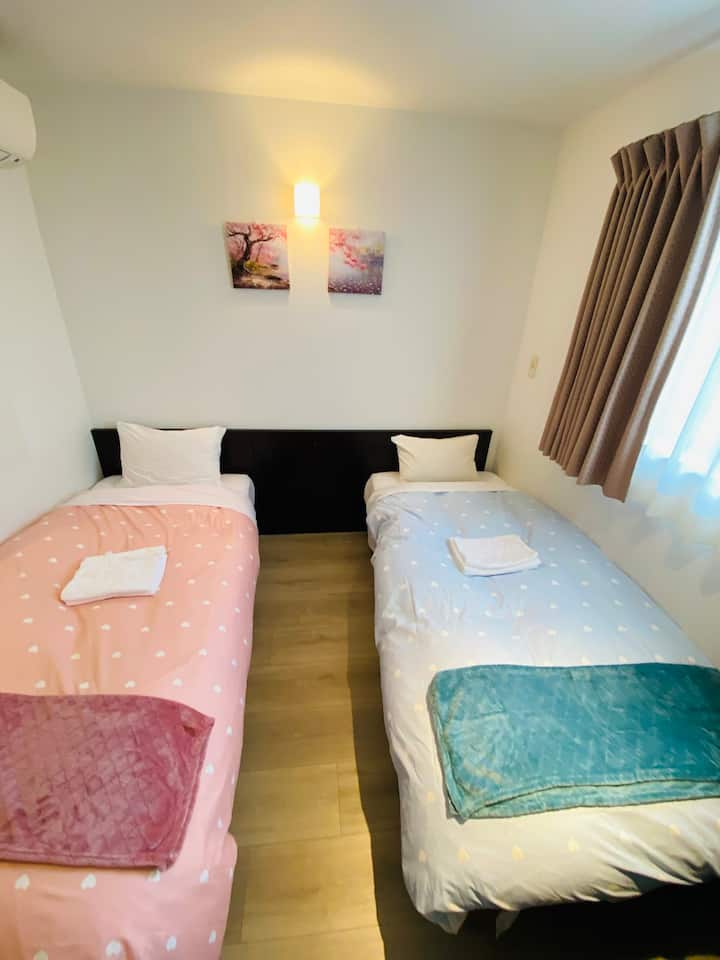Omori Happy Smile Hotel -Twin 01 - Yokohama
