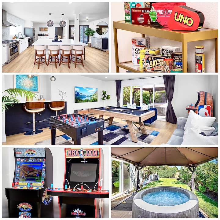 Lux 5br Villa | Near Disney La Oc | Hot Tub, Games - California