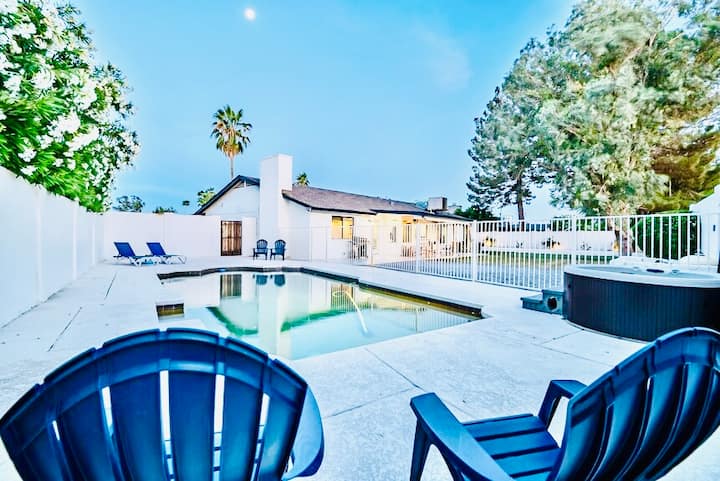 Private Pool Casa De Azul Desert Oasis Hot Tub - Phoenix