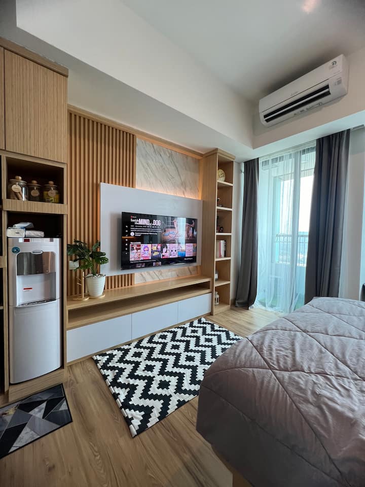 3 Monthly Rent - Homey Luxury Studio With Bunkbed - Jakarta