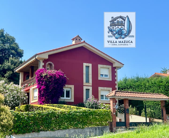 Villa Con Amplio Jardín 9 Min Andando A La Playa - Santander