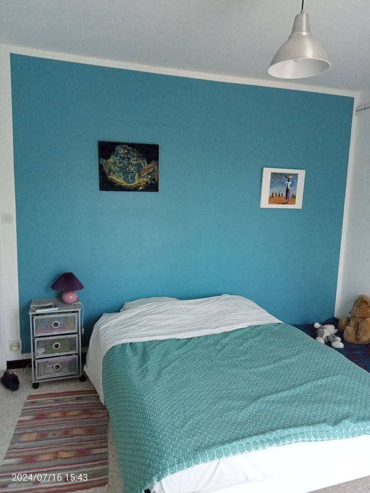 Grande Chambre Avec Petit Déjeuner Dans Une Maison - Lodève