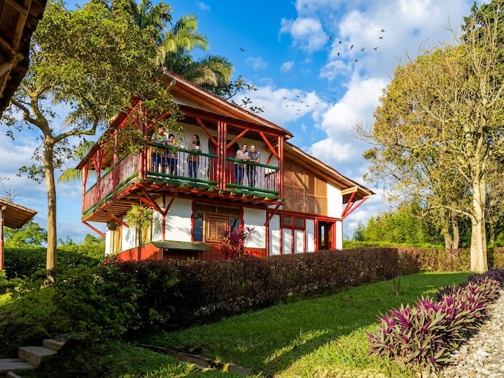Bamboo Eco Cabin Coffee Park Nearby. - Tolima