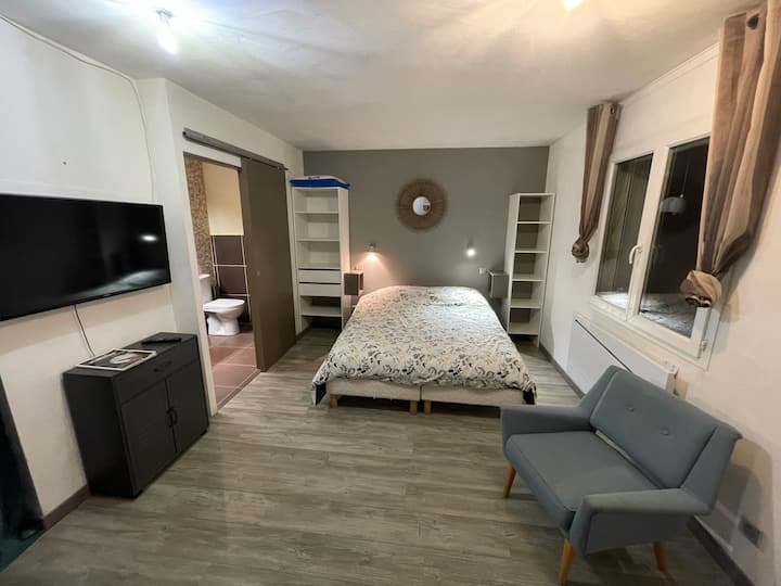 Studio Avec Accès Piscine Partagée - Aéroport de Bastia Poretta (BIA)