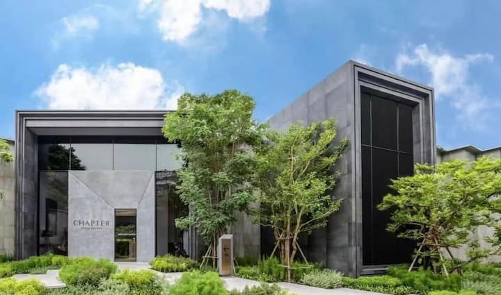 朱拉大学旁地铁Samyan站700米是隆区网红泳池大一室月租crypto特惠 - Bang Rak