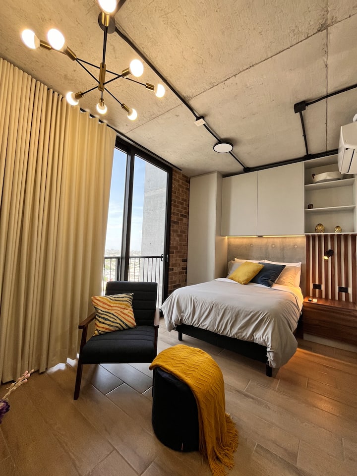 Loft Barrio W | View | Pool + Gym | Parking - Monterrey