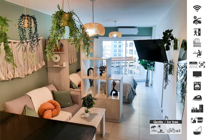 Boho Nórdico Con Piscina, Cochera Y Vista Palermo - Argentina