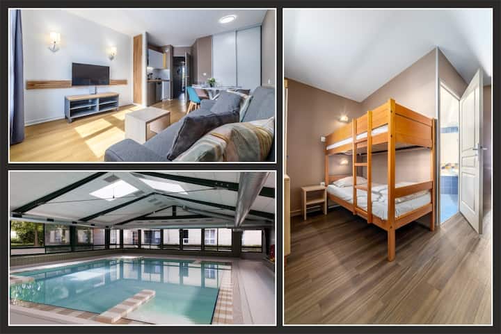 Relax Flat 4pax + Pool + Parking 5 Min Disneyland - Serris
