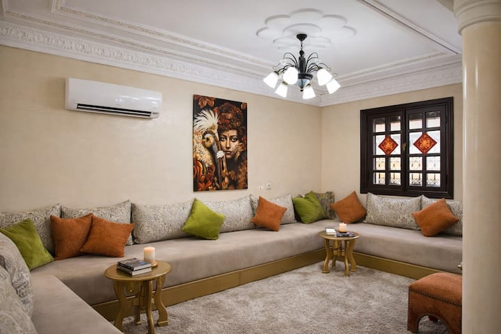 Maison Spacieuse à Targa &Terrasse-ping Pong - Marrakech