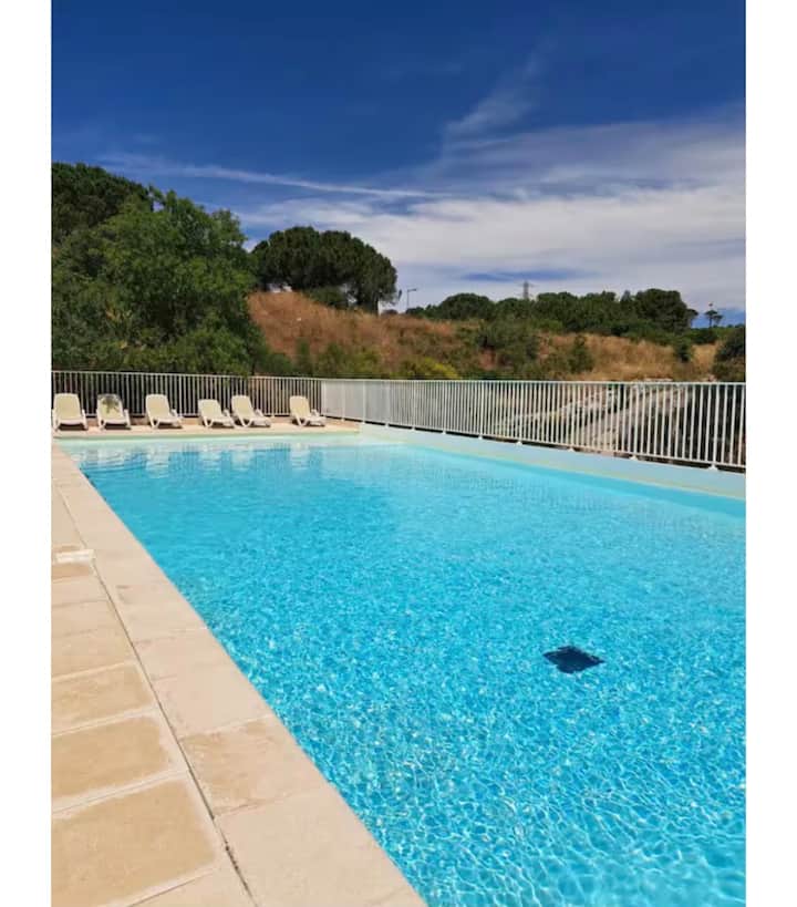 T2 Jardin Carnoux/cassis Piscine, Clim, Parking - Carnoux-en-Provence
