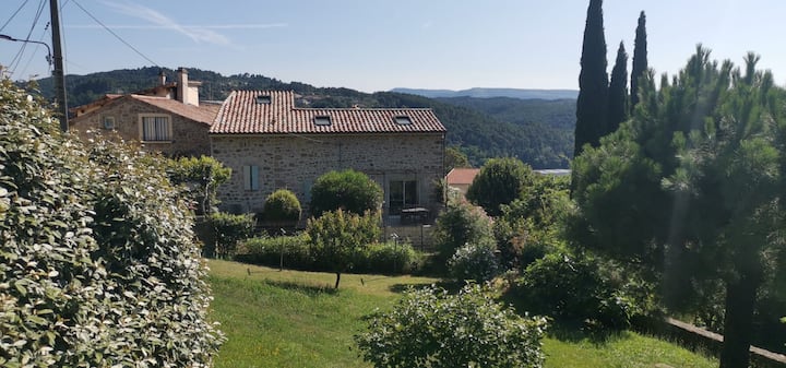 Camilette, Maison Calme Avec Vue Sur La Vallée - Aubenas