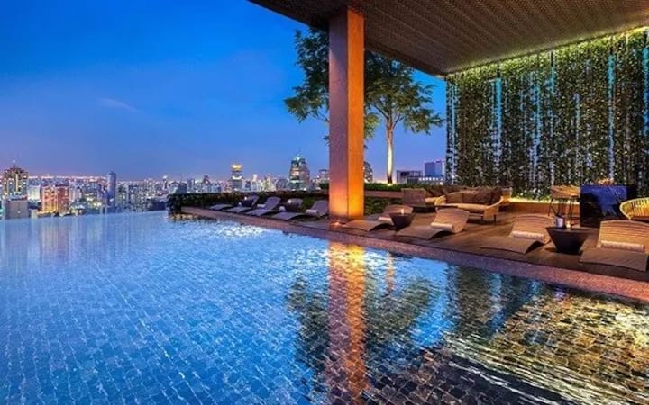 靠近机场线和Asok市中心近商场swu大学gmm公司一卧月租crypto特惠 - Bangkok