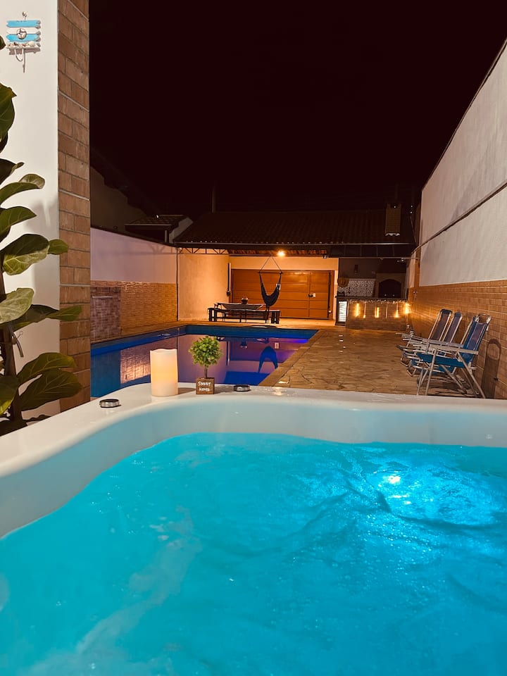 Casa Grande Com Piscina  Hidro/wi-fi/ar - Taubaté