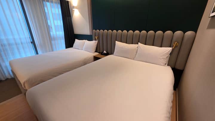 Qq 0607#패밀리하우스#해운대역3분#무료짐보관#해변3분#퀸침대2개#해운대역3분#4인전용 - Busan