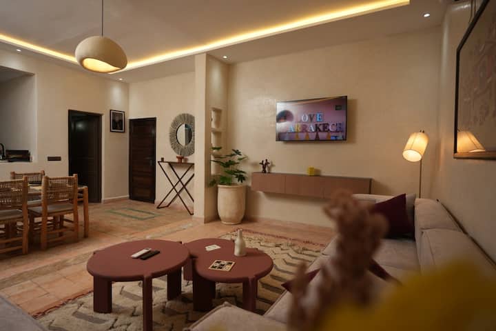 Romantic Getaway Heart Of Gueliz Lounge Vibes - Marrakesh