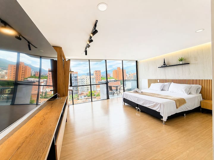 Apartamento Luxury Con Balcón 2b - Medellín