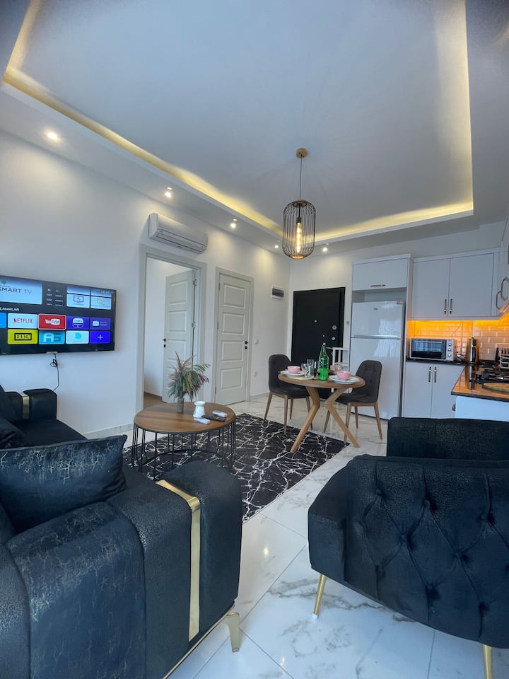 Deniz Manzaralı Full Daire Wifi 15 - Alanya
