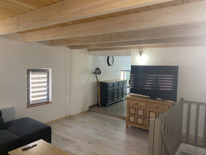 Maison De Village Avec Cour - Aubussargues