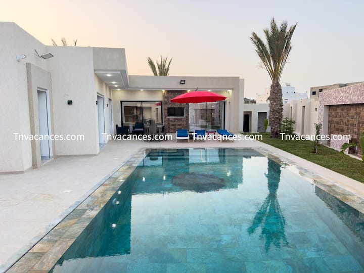 Villa Neuve Avec Piscine Privée - Djerba