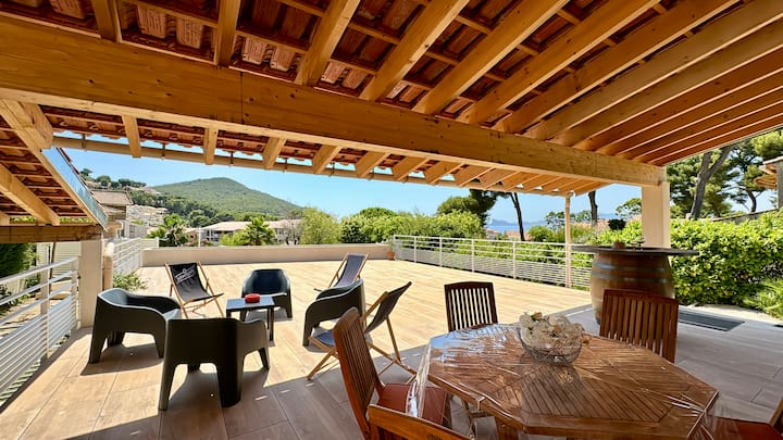 Sublime Villa Chaleureuse Port De La Madrague - Bandol