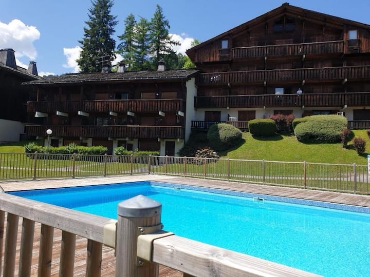 Bel Appartement Saint Gervais Avec Piscine - Sallanches