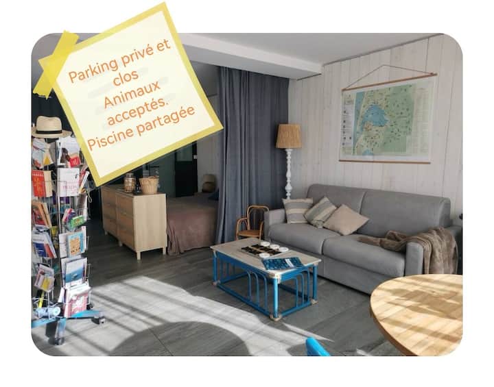 La Machinotte. Grand Studio Proche Plage Commerces - Le Porge