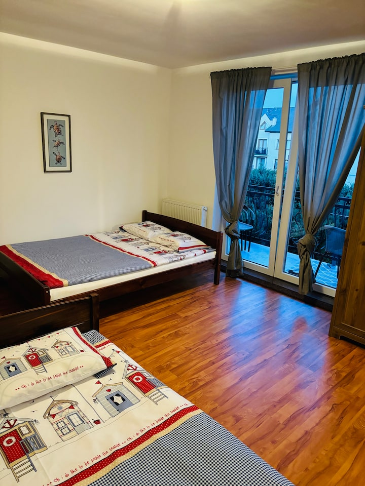 Studio 40m2 6-osobowe Rodzinka Na Urlopie - Łeba