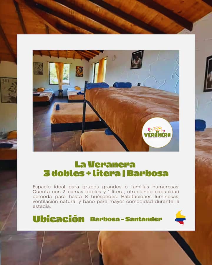 La Veranera 
3 Dobles+litera Barbosa - Puente Nacional