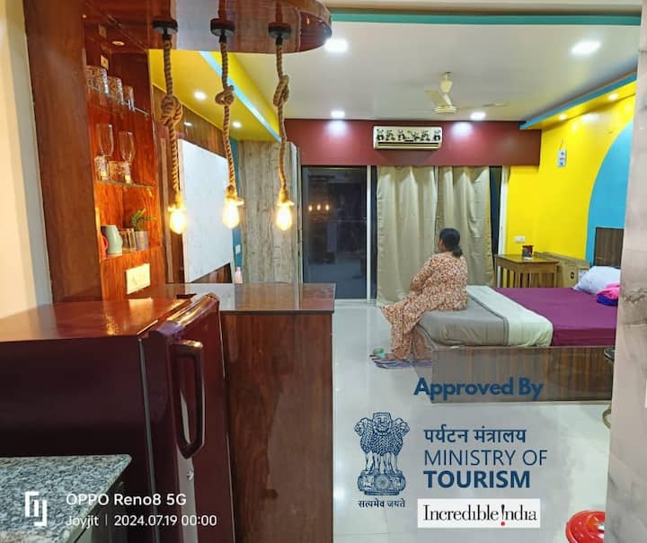 Cozy Siddha Poolside Studio Near Airport, Cc2 Mall - Kalkutta