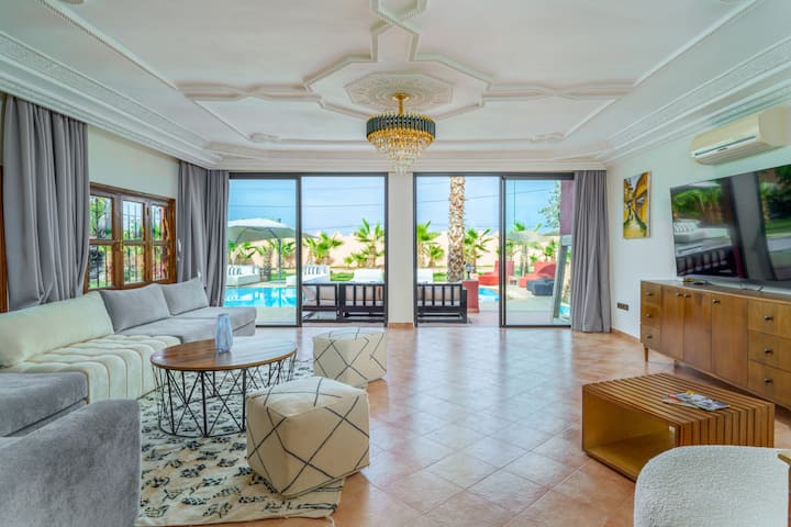 Villa Riyad Dielkoum : Piscine Privée & Fibre - Marrakesh