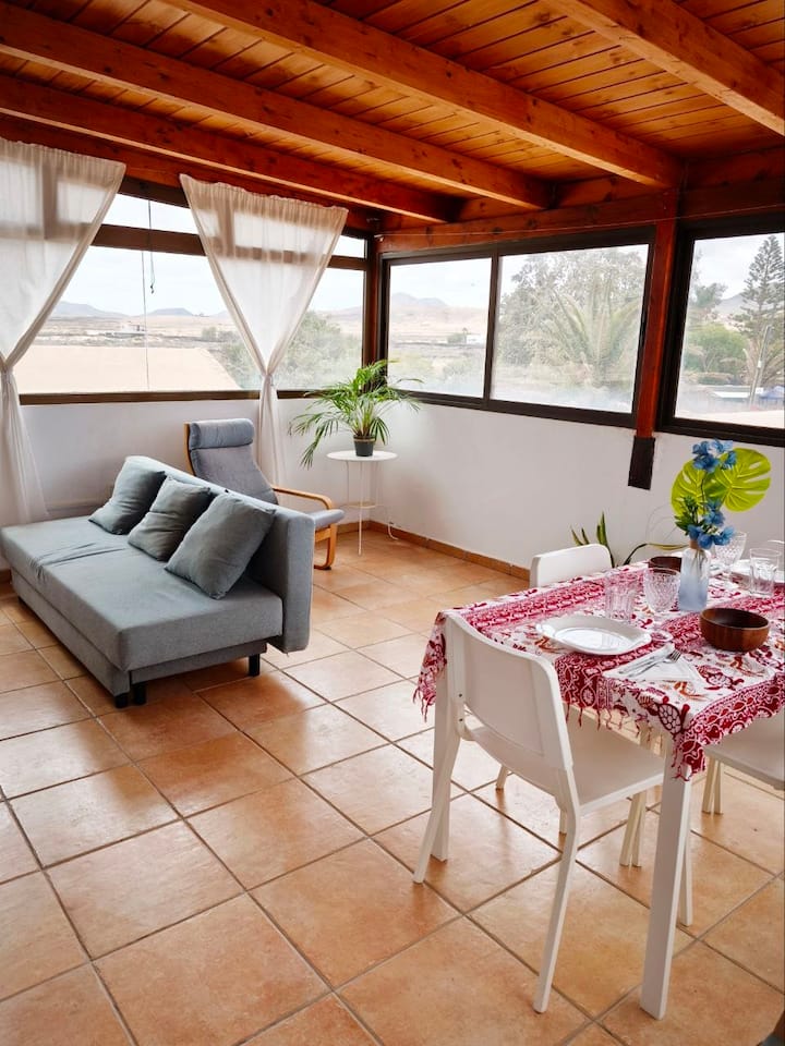 Pura Vida Lajares •Terrace•volcano View •Surf Spot - Fuerteventura