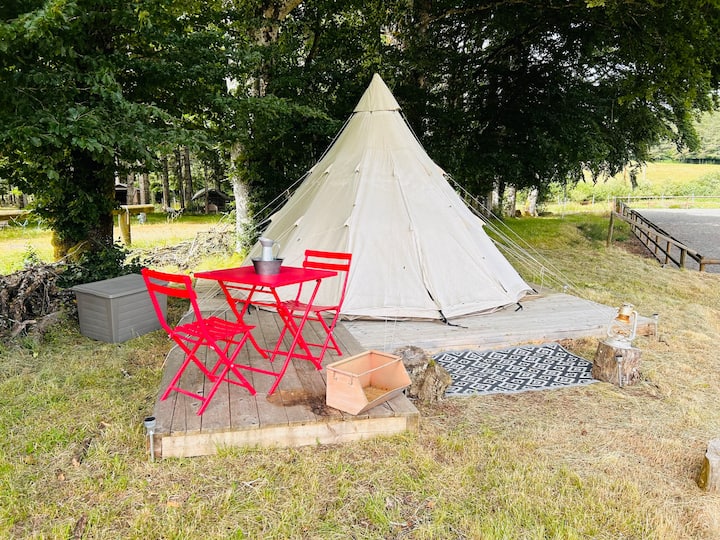 Tente Tipi Dans Notre Ranch - La Salvetat-sur-Agout