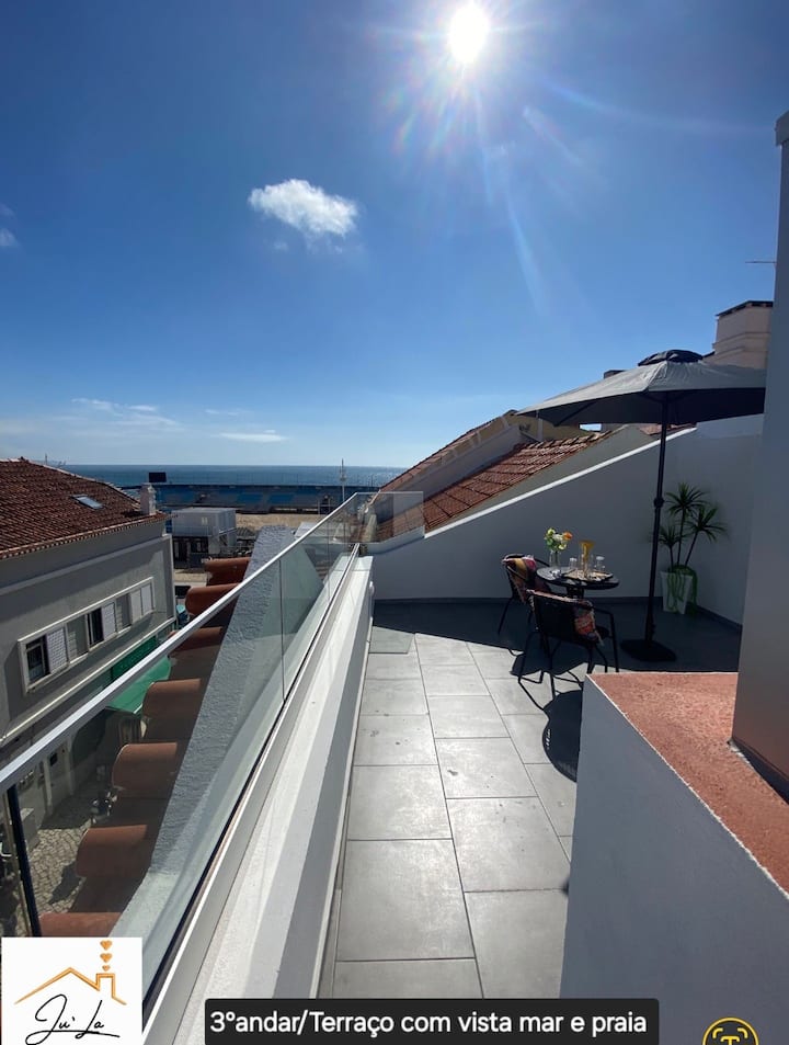 Casa Ju'la Com Vista Mar E Estacionamento Gratuito - Nazaré