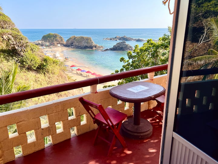 La Barca #9: Ocean View Apartment With Ac - Mazunte