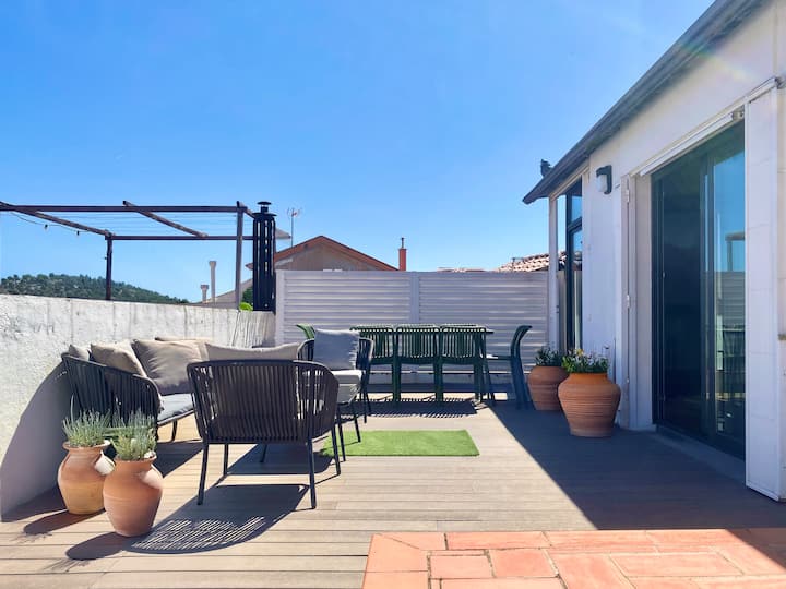 Penthouse With Amazing Terrace, 9 Guests 3 Bedroom - Barcelona