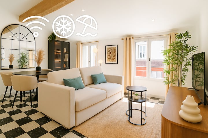 Charme Authentique Et Climatisation, Vieux Nice - Nice