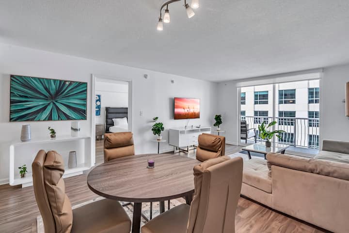 Spacious 1 Bdr 1 Bth • Brickell • Bay & City View - Miami