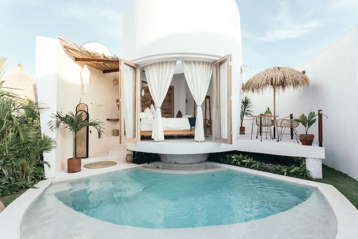 Aesthetic 1br Villa • Private Pool • Close Beach - Canggu