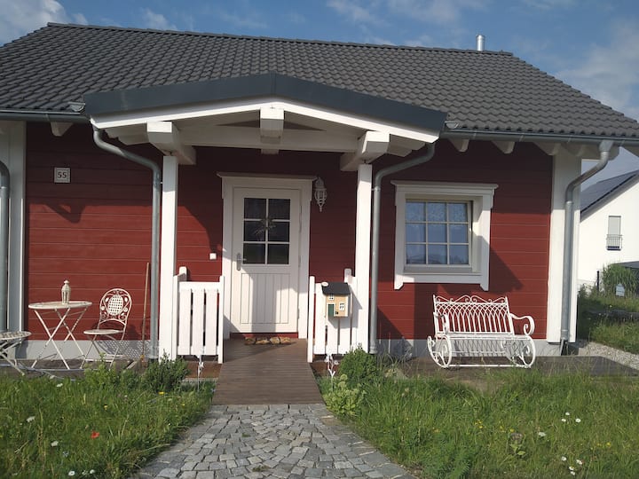 Gemütliches Blockbohlenhaus - Merkendorf