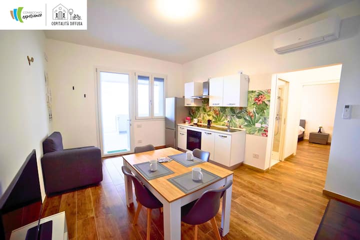 Donnabona -Bilocale Nuovo A 100m Dal Mare - Comacchio