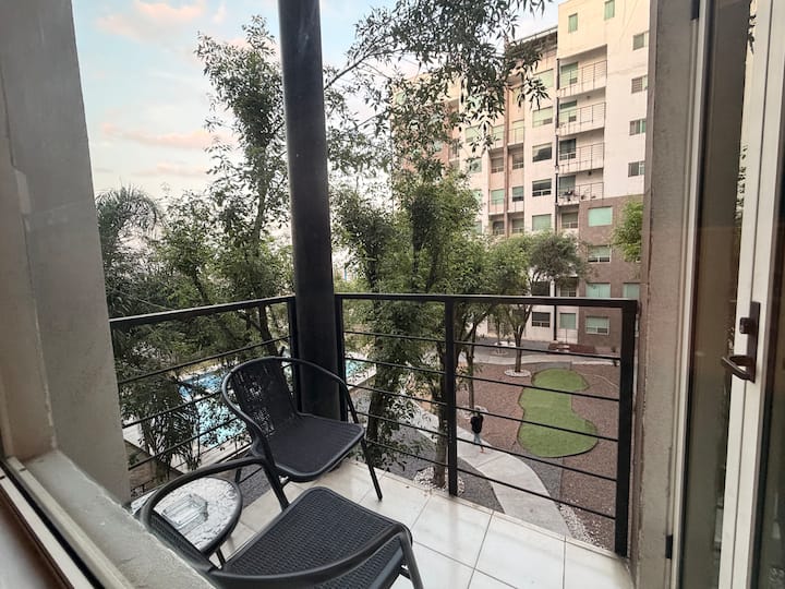 New Loft Cumbres Mty Pool Parking Smarttv Wifi Ac - Monterrey