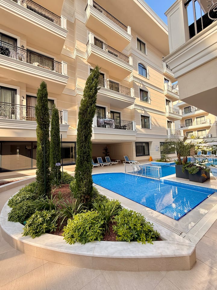 Sa Apartments! Cleopatra Beach Luxury 1bd Flat - Alanya