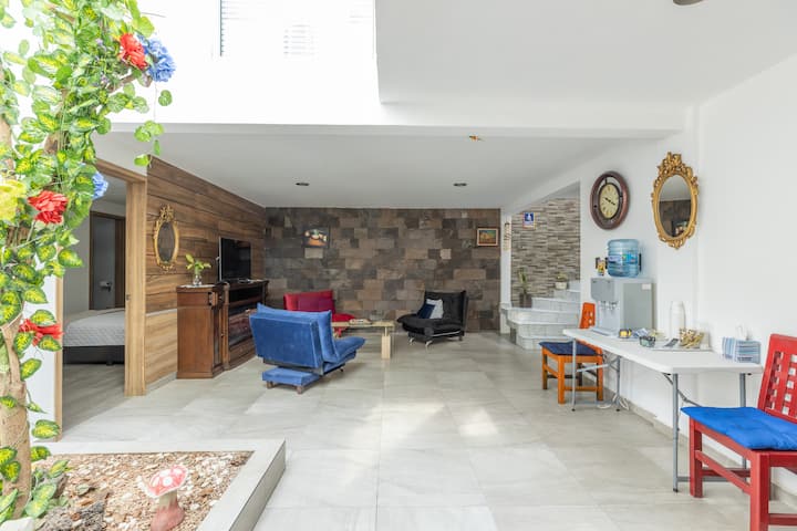 Habitación Privada P/7 Pers C/ Baño Priv Y Jacuzzi - Puebla